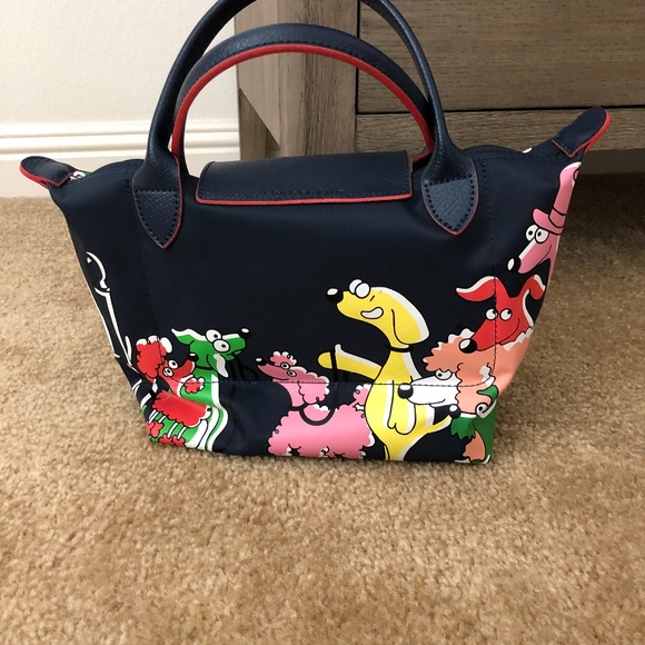 Longchamp | Bags | Longchamp X Cloe Floirat Dog Mini Nylon Handbag ...